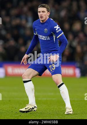 Birmingham, UK. 7th Feb, 2024. Conor Gallagher of Chelsea (L ...