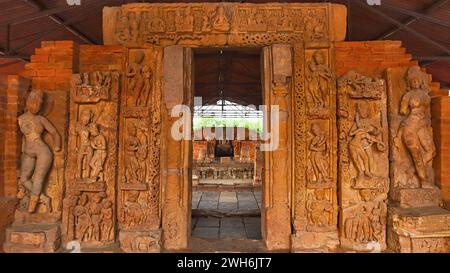 Entrance of Narayanpal Temple, Narayanpal, Chhattisgarh, India. Vishnu ...