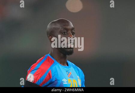 February 07 2024: Yoane Wissa (DR Congo) looks on during a African Cup ...