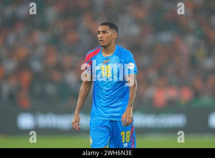 February 07 2024: Charles Pickel Monginda (DR Congo) looks on during a ...
