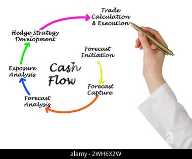 presenting diagram of Cash Flow Stock Photo - Alamy
