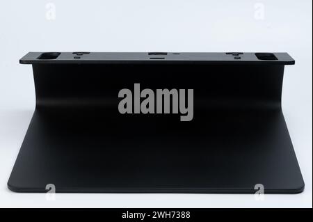 White bracket for TV isolated on white background Stock Photo - Alamy