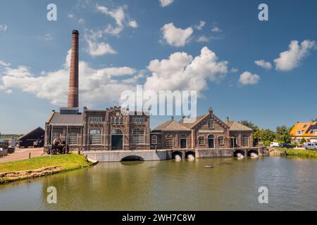 Building of steam pumping station with museum, Medemblik, Noord-Holland ...