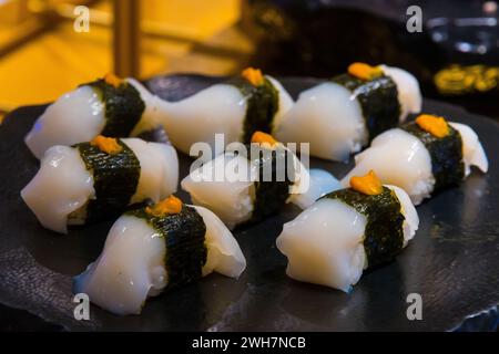 Vegan Sushi that looks like real Japanese Sushi in Taipei Taiwan Stock ...