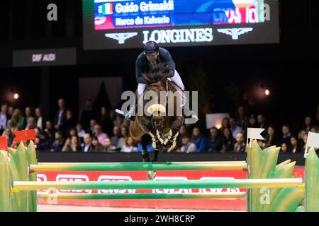 Bordeaux, France - February 2, 2024. Guido Grimaldi from Italy competes ...