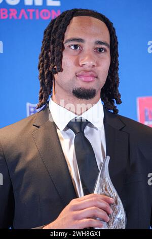Houston Texans quarterback C.J. Stroud (7) participates in a drill at ...