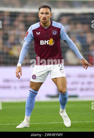 Matty Cash of Aston Villa during the Tottenham Hotspur v Aston Villa ...