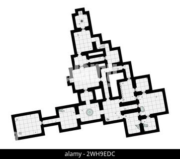 Dungeon game asset. Top view. Vector illustration Stock Vector Image ...