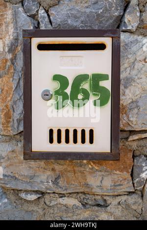 The House Door Box Address Number 365 Stock Photo - Alamy
