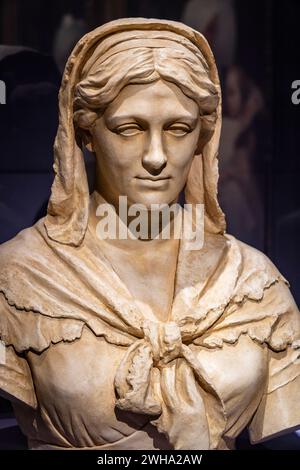 Anne Whitney, Harriet Martineau, 1882, plaster, Davis museum Stock ...