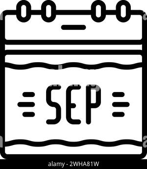 Icon for sep,calendar Stock Vector Image & Art - Alamy