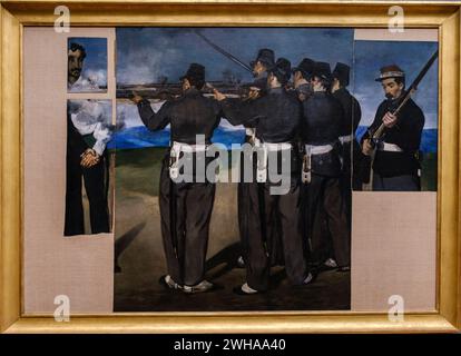 Execution of Emperor Maximilian I of Mexico with his generals Miguel ...