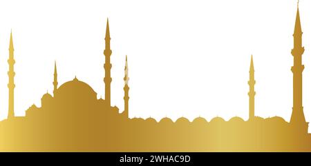 golden mosque vector, gold mosque icon Stock Vector Image & Art - Alamy