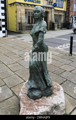 The Lady Anne Clifford statue in Kirkby Stephen town, Cumbria, England ...