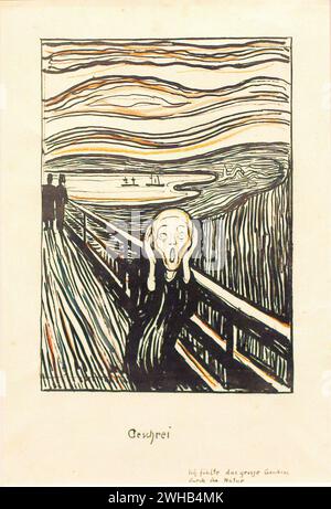 The Scream. Edvard Munch. 1895 Stock Photo - Alamy