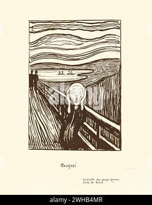 The Scream. Edvard Munch. 1895 Stock Photo - Alamy