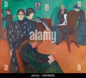 Edvard Munch: Death in the Sickroom (1893 Stock Photo - Alamy