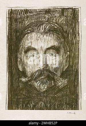Stéphane Mallarmé. Edvard Munch (Norwegian, 1863-1944); printed by ...