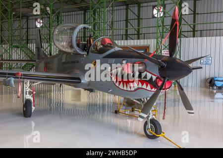 Dominican Air Force Embraer EMB 314 Super Tucano fighter aircraft at ...