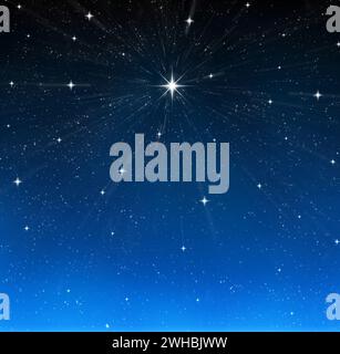 a single bright wishing star stands out from all the rest Stock Photo ...