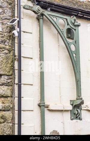 Historical artefact, a crane on an upper storey in Victoria St, Upper ...