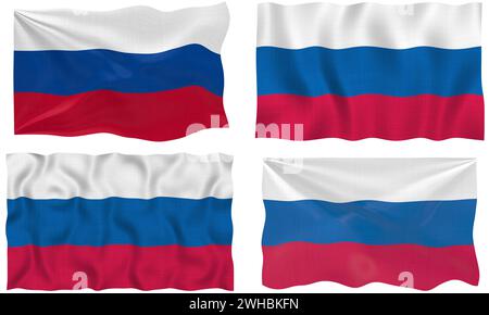 Flag of the Russain Federation Stock Photo - Alamy