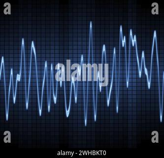Electronic sine sound wave Stock Photo - Alamy