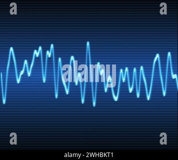 Electronic sine sound wave Stock Photo - Alamy