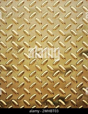 Copper diamond plate Stock Photo - Alamy