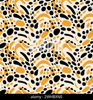 Colorful camouflage safari organic pattern. Illustration for wallpaper ...