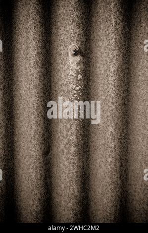 Old rusty corrugated steel shed Stock Photo - Alamy