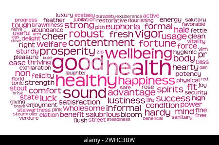 Good health word cloud concept in different languages Stock Photo - Alamy