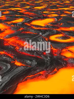 heat red lava texture of eruption volcano Stock Photo - Alamy