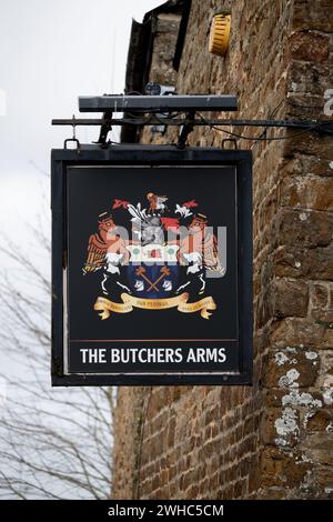 The Butchers Arms, Kings Sutton, Northamptonshire, England, UK Stock ...