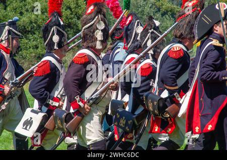 Napoleonic re-enactors, Festival of History 2004, Stoneleigh Park ...