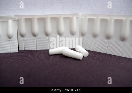 Suppositories, production, plastic, suppositories, pharmacy, moulds ...