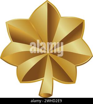 Shoulder pad military officer insignia of the France LIEUTENANT-COLONEL ...