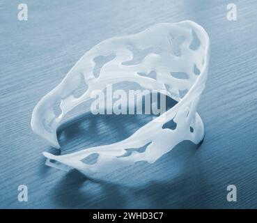 Neck splint corset prosthesis langet printed on a 3D printer from ...