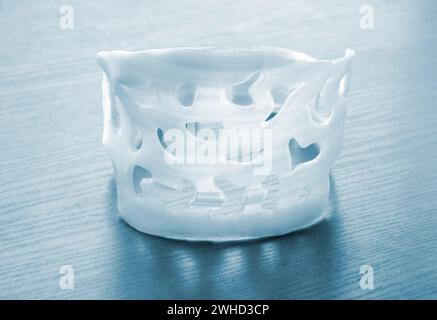 Neck splint corset prosthesis langet printed on a 3D printer from ...