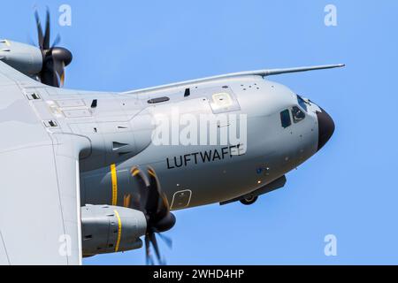 German Luftwaffe Airbus A400M taking off at RIAT 2023 at RAF Fairford ...