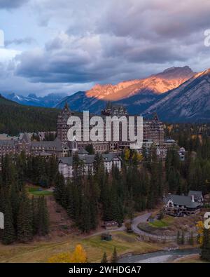 Banff Spring Hotel Stock Photo - Alamy