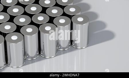 Lithium-ion traction 4680 battery pack, High-capacity accumulator cell ...
