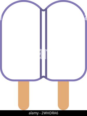 Isolated colored popsicle outline icon Vector Stock Vector Image & Art ...