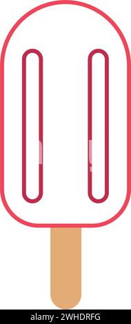 Isolated colored popsicle outline icon Vector Stock Vector Image & Art ...