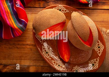 Mamey, (Pouteria sapota) fruit native to Mexico and other American ...