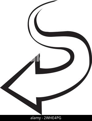 Isolated white comic arrow transition Vector Stock Vector Image & Art ...