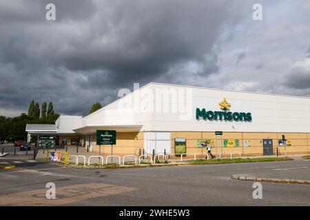 Morrisons supermarket, Worting Road, Basingstoke, Hampshire, UK. 11 Sep ...
