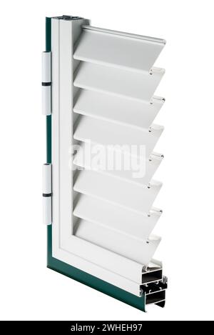 Aluminium window sample Stock Photo - Alamy