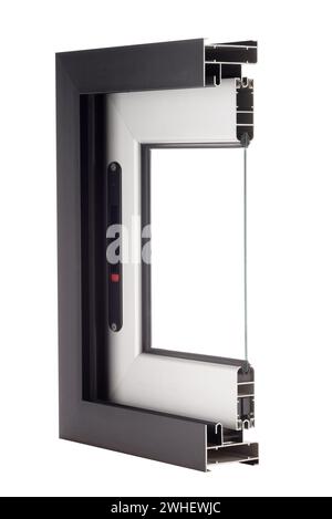 Aluminium window sample Stock Photo - Alamy