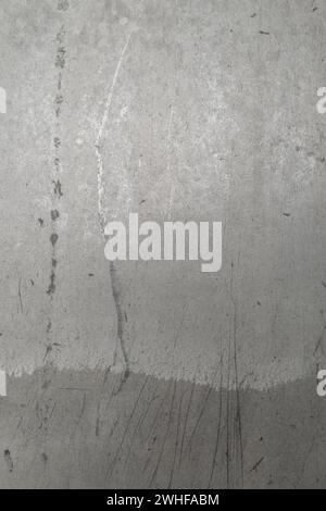 Light gray painted weathered concrete wall texture with horizontal ...